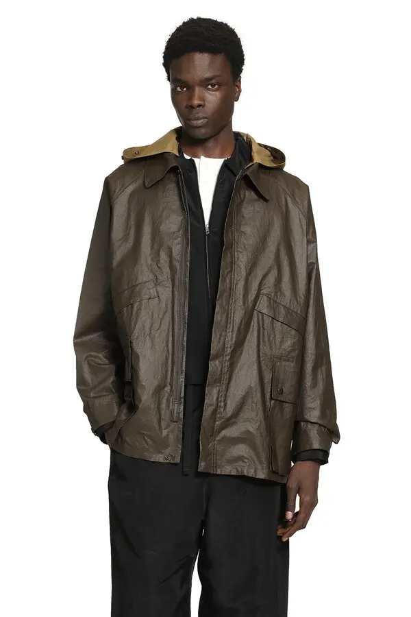 LEMAIRE Coated Technical Linen Rain Jacket
