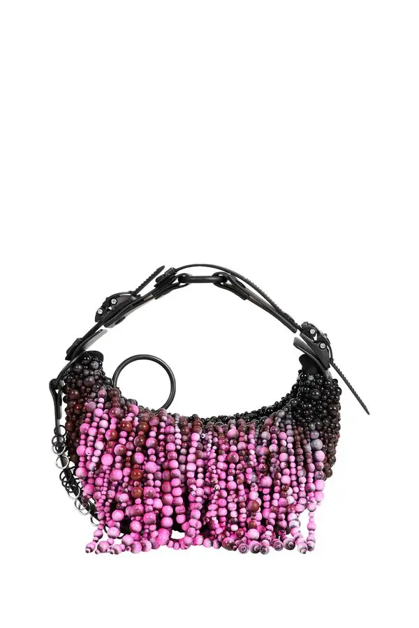 INNERRAUM Object Hm00 Micro Bag With Beaded Fringes