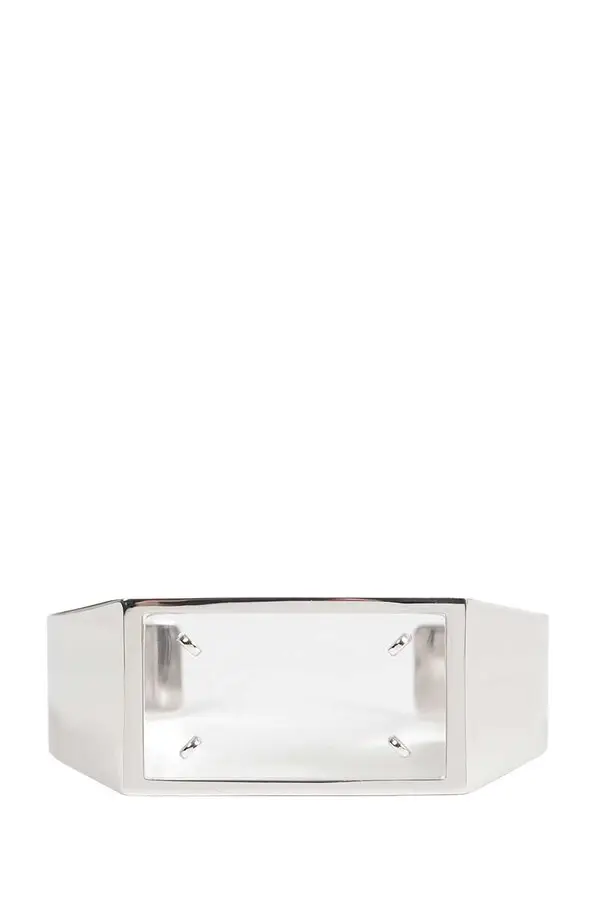 MAISON MARGIELA Four Stitches Cuff Bracelet - Silver