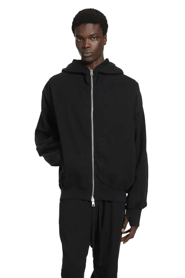 ANDREA YA AQOV Zip-up Hoodie With Hand Gaiters