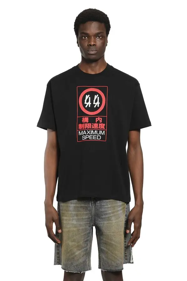 44 LABEL GROUP Warning High Risk T-shirt
