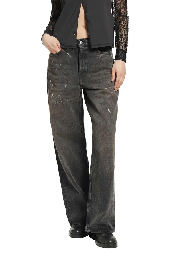 Our Legacy Full Cut Denim In Nebula Wash - Blue
