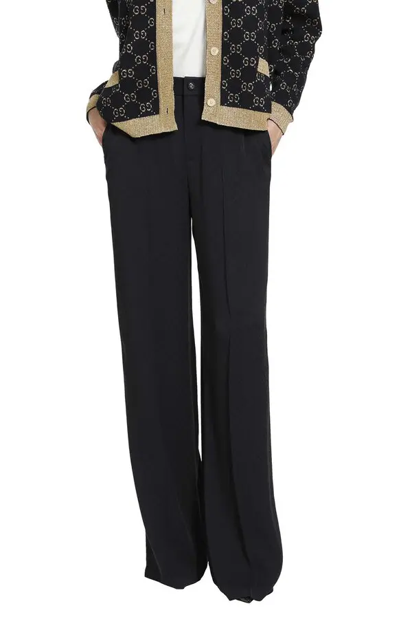 Gucci Silk Jacquard Trousers
