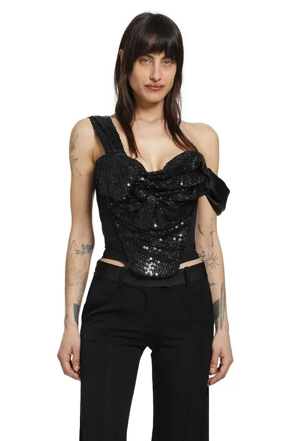 VIVIENNE WESTWOOD Sequined Knot Corset