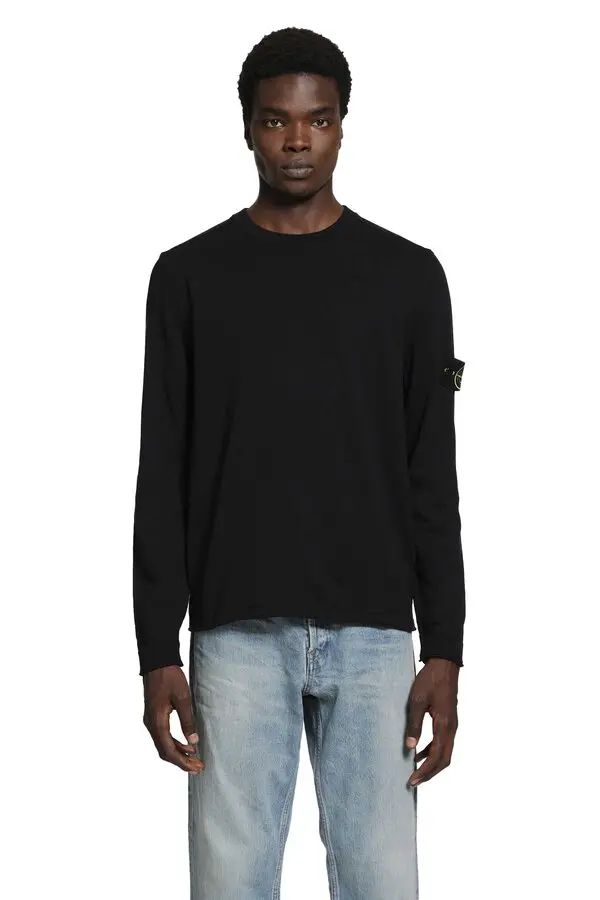 Stone Island S00b9 Knit Sweater - Black