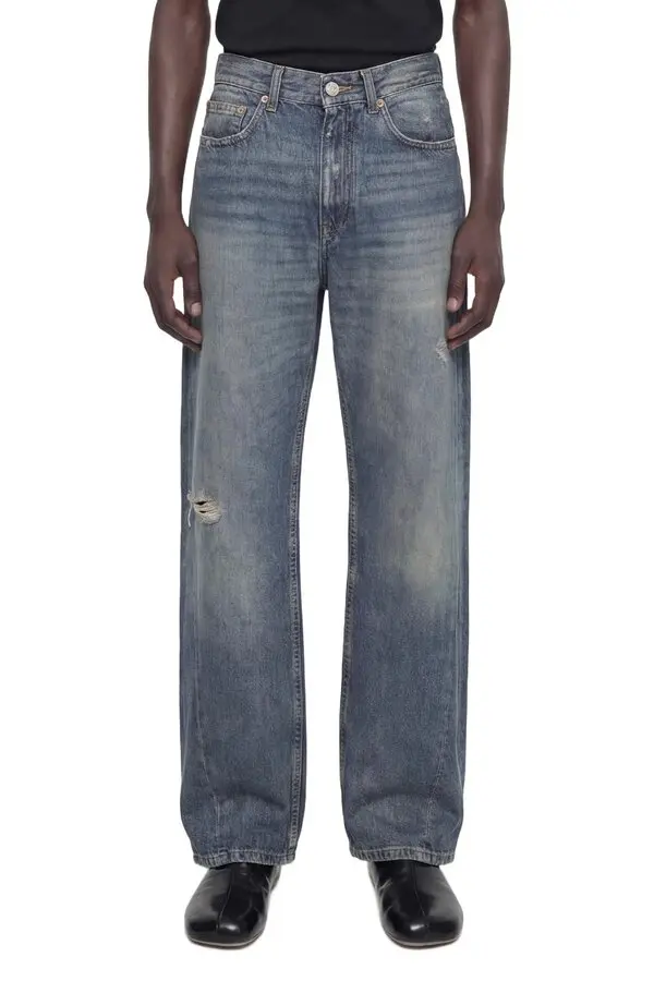 MAISON MARGIELA Sandwashed Straight Leg Jeans