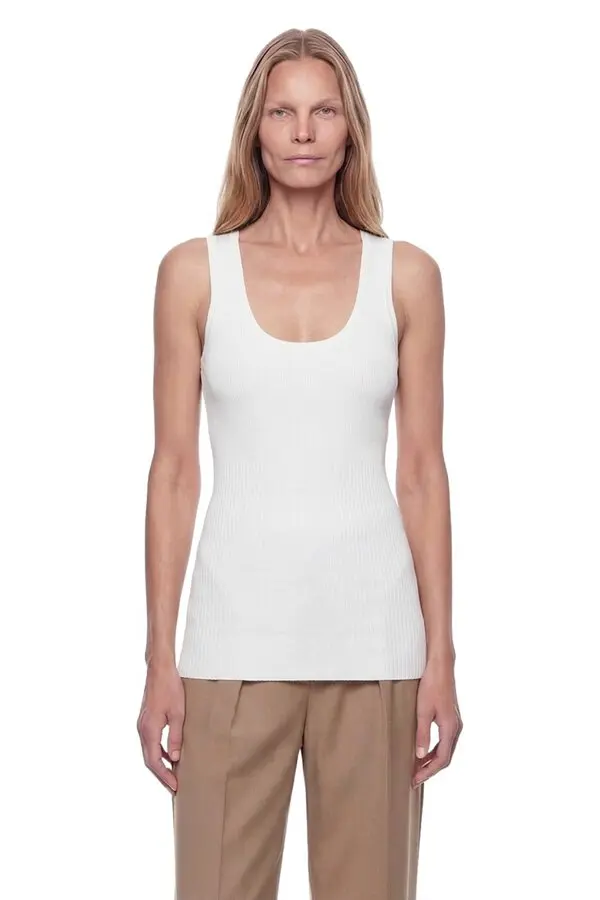 Max Mara Ghiro Ribbed Tank Top