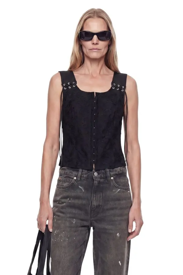 Our Legacy Floral Jacquard Vest