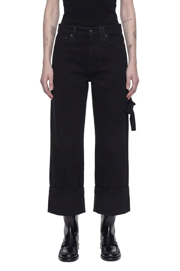 Simone Rocha Cropped Wide Leg Jeans