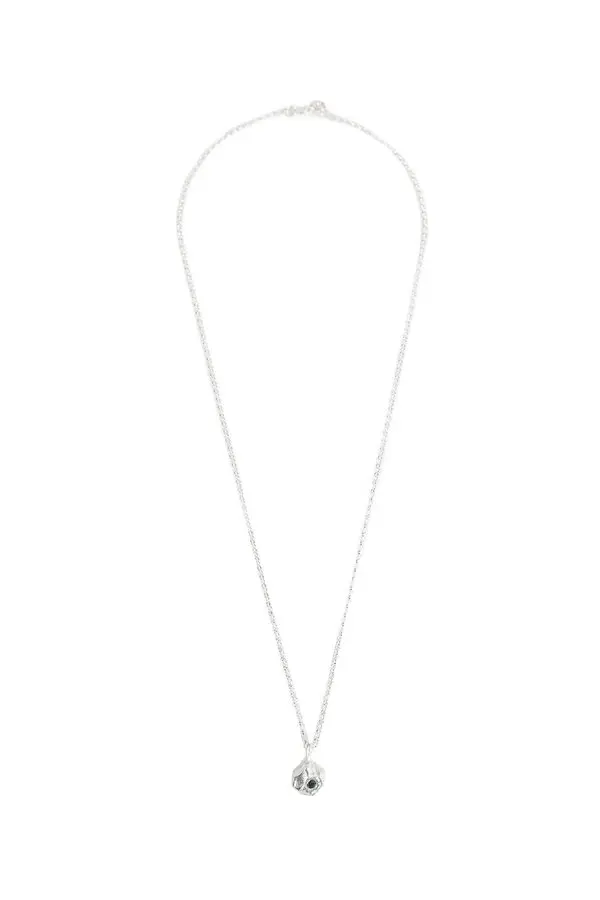 SIMUERO Sterling Blue Topaz Pendant Necklace - Silver