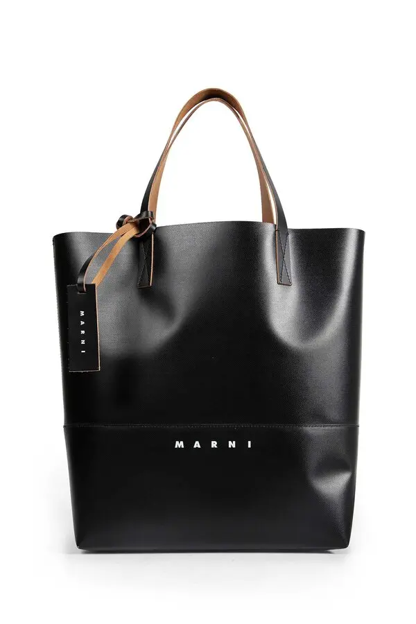 Marni Open Shopper Tote - Black