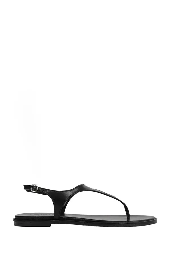 AeydĒ Raine Nappa Leather Thong Sandals