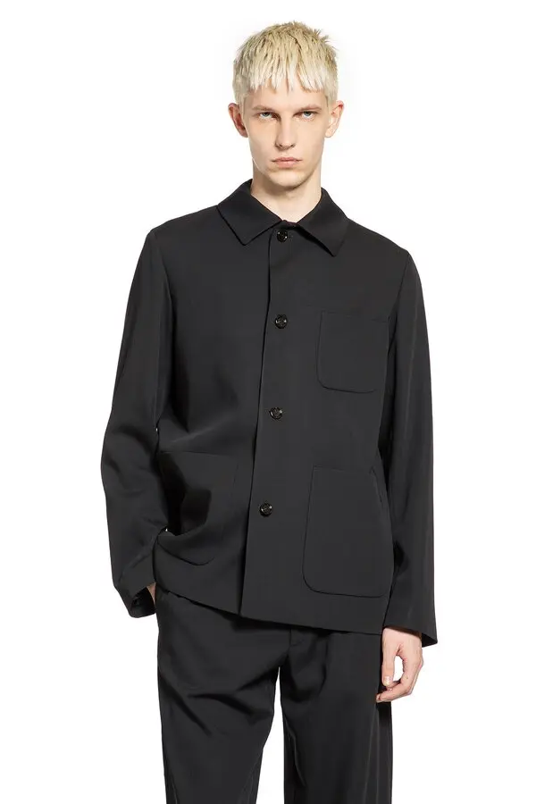 LARDINI Linen Overshirt