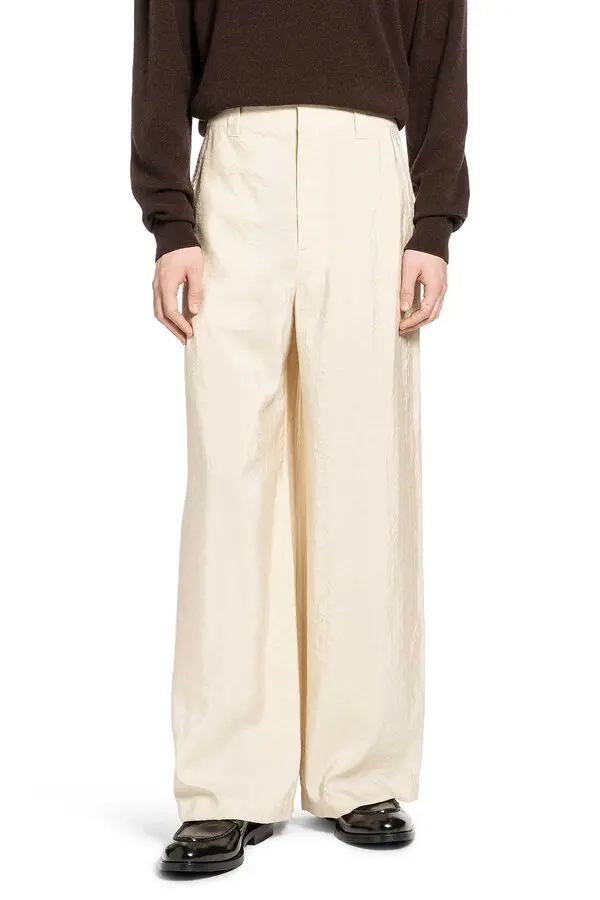LEMAIRE Straight Tailored Pants In Dry Silk
