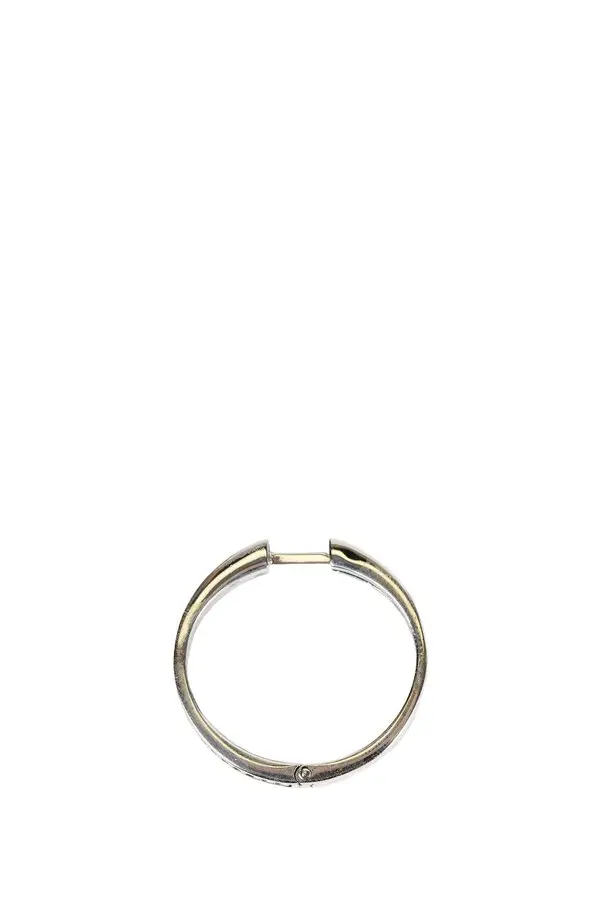 Emanuele Bicocchi Sterling Dotted Hoop Earring - Silver