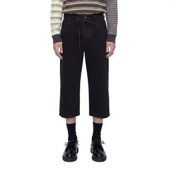 SONG FOR THE MUTE Long Shorts - Black