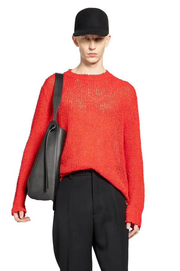 JIL SANDER Linen Crewneck Sweater