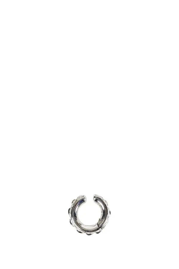 Emanuele Bicocchi Gold-plated Sterling Croc Ear Cuff - Silver