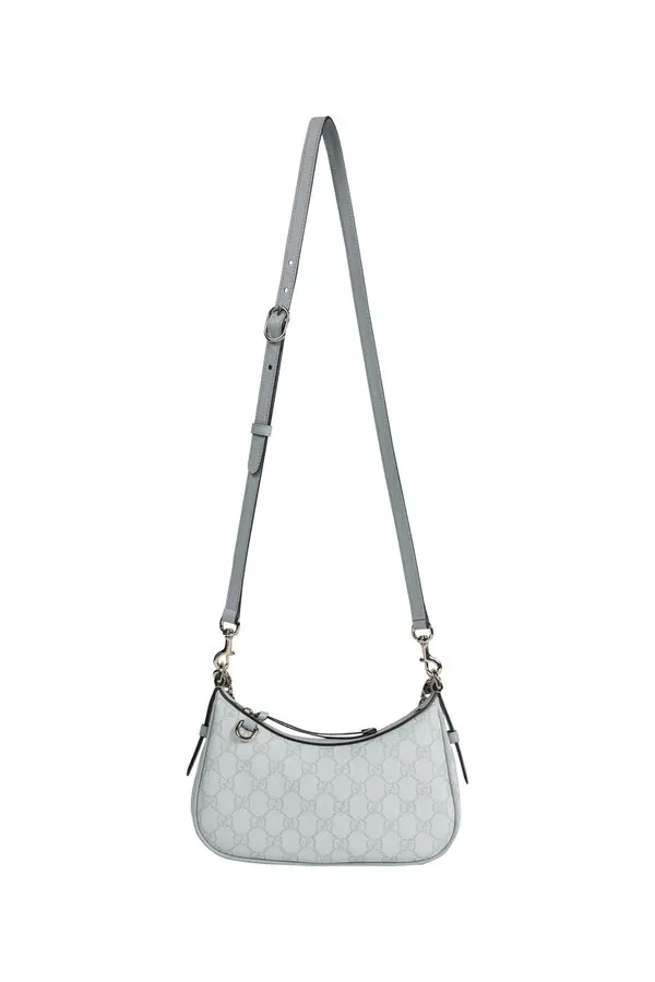 Gucci Gg Emblem Small Shoulder Bag - Blue