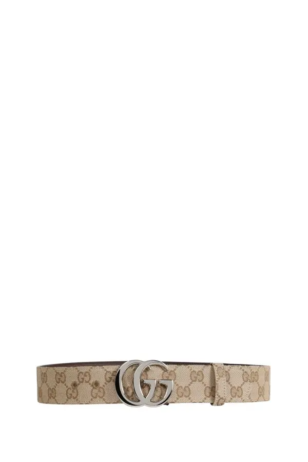 Gucci Gg Canvas Belt - Beige