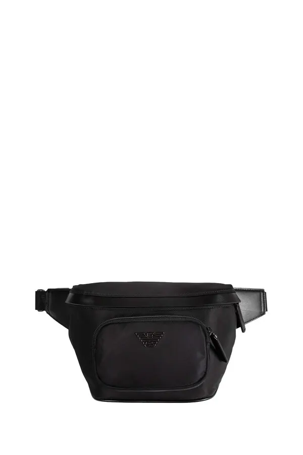 Emporio Armani Nylon Belt Bag - Black