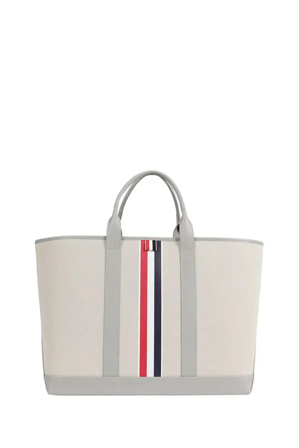 Thom Browne Medium Tool Tote Bag - Grey