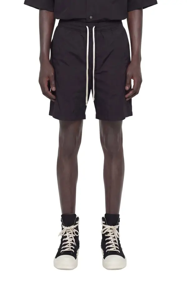 Rick Owens Cotton Canvas Drop Crotch Shorts