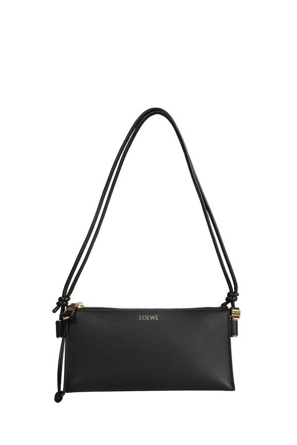 Loewe Joya Nappa Calfskin Pouch With Adjustable Strap - Black