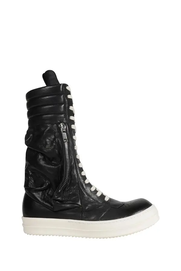 Rick Owens Temple Cargo Geobasket Sneakers