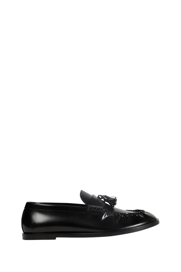 THE ROW Loafers With Tassels - Black