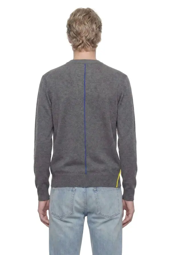 Loewe Wool V-neck Cardigan With Contrast Detailing