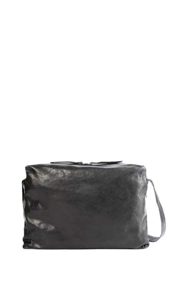 ANN DEMEULEMEESTER Pirta Soft Medium Shoulder Bag - Black