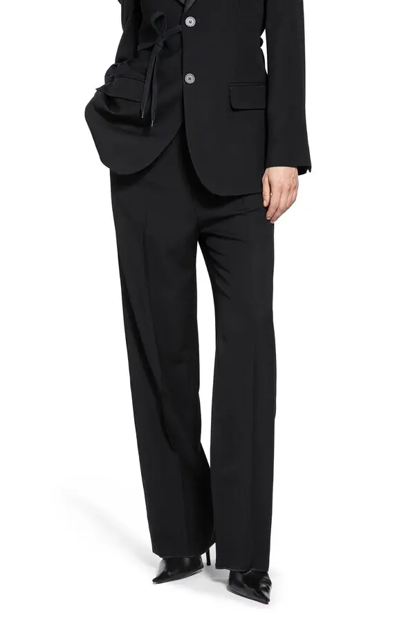 Balenciaga Wool Twill Tuxedo Trousers