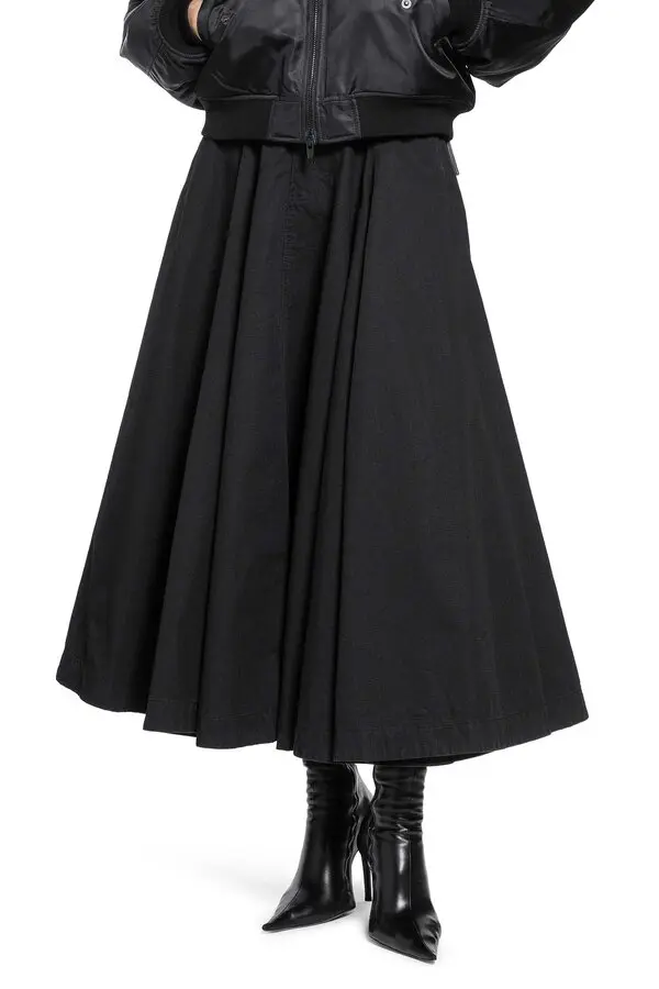 Balenciaga Godet Maxi Skirt