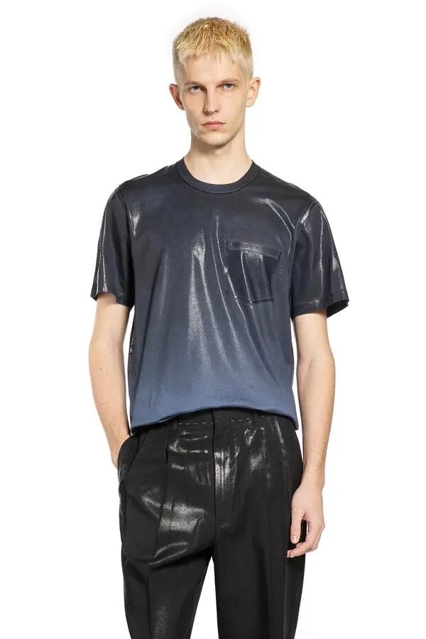 MAISON MARGIELA Foiled Cotton Jersey Pocket T-shirt