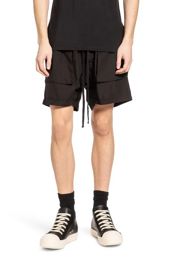THOM KROM Cotton Canvas Drawstring Shorts