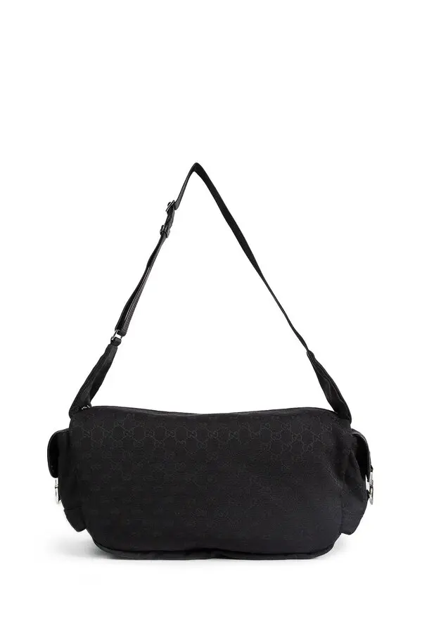Gucci Gg Canvas Large Crossbody Bag - Black