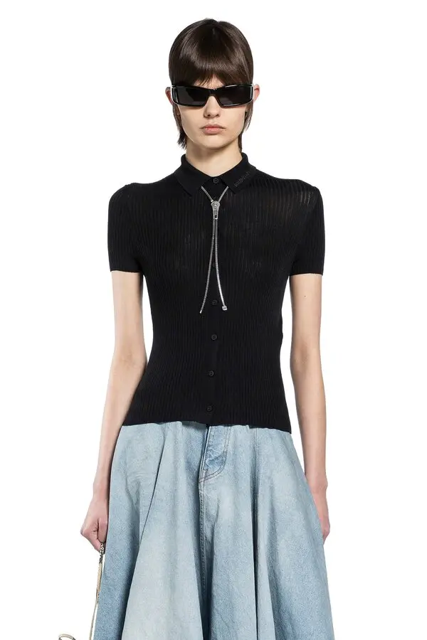 Balenciaga Short Sleeve Button-up T-shirt