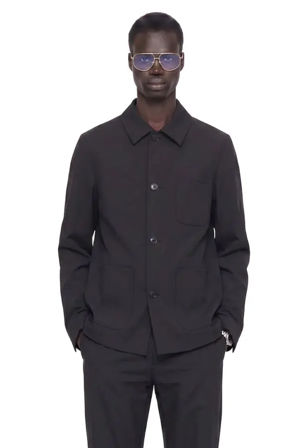LARDINI Linen Overshirt