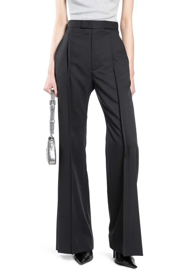VIVIENNE WESTWOOD Pleated Wool Twill Wide-leg Trousers