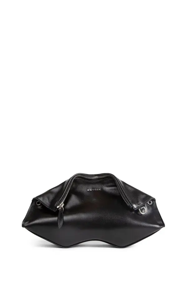 Alexander McQueen Manta Clutch In Nappa Leather - Black