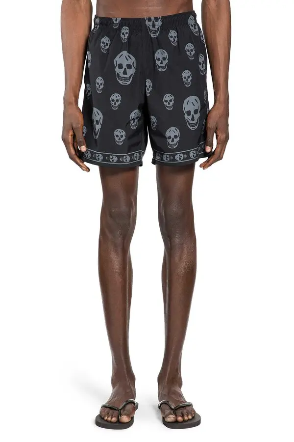 Alexander McQueen Skull Print Swim Shorts