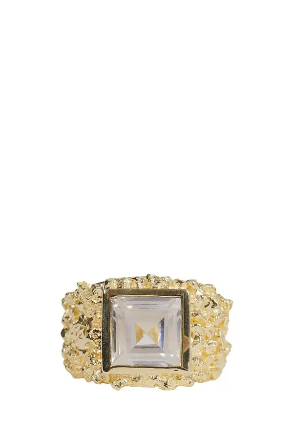 VENEDA CARTER Plated Sterling Silver Cubic Zirconia Ring