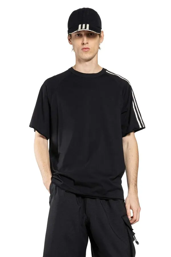 Y3 Regular 3-stripes Short Sleeve Tee