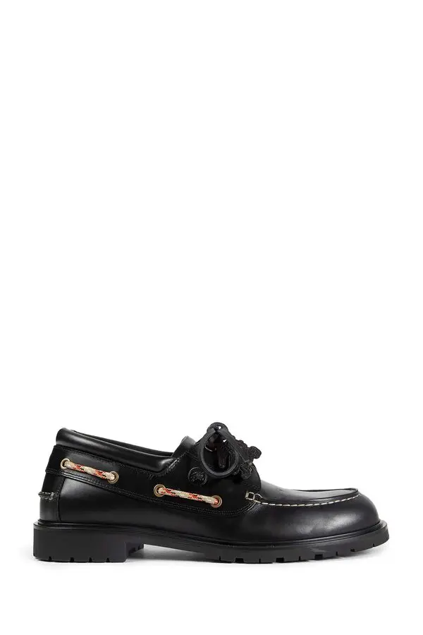 Burberry Derby Leather Boat Shoes
