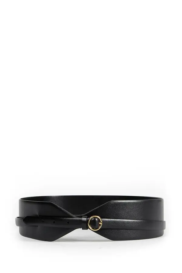 Alaïa Wide Leather Belt - Black
