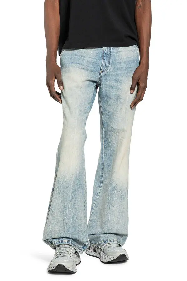 Amiri Bootcut Jeans In Light Wash