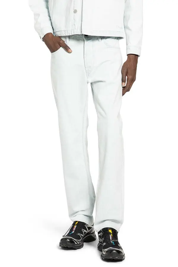 Stone Island J100005 Extra-bleached Straight Leg Jeans - Blue