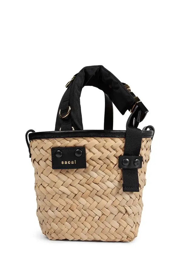 Sacai Hybrid Marche Micro Tote Bag - Beige