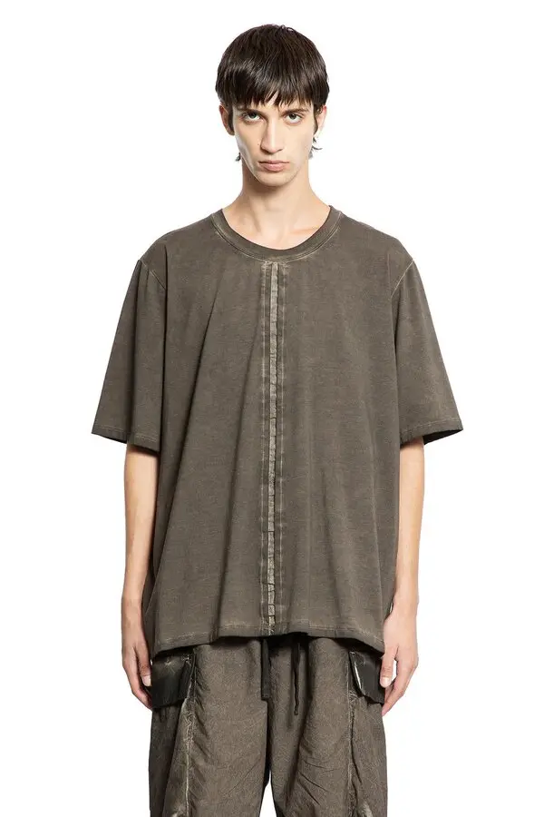 UMA WANG Overdyed Cotton T-shirt